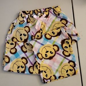Sleep & Co | Matching Sets | Sleep Co Girls Monkey 3 Piece Pajama Set ...